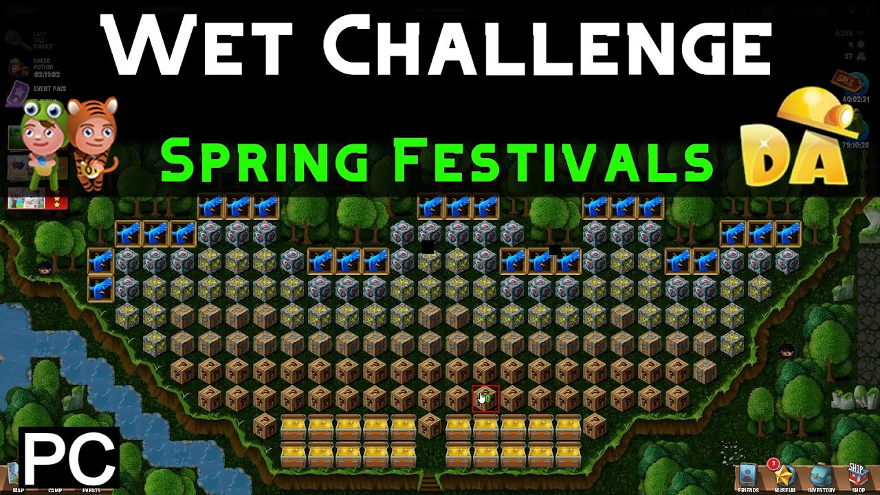Wet Challenge | Spring Festivals #9 (PC) | Diggy's Adventure - YouTube