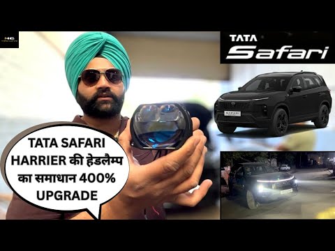 TATA SAFARI ||HARRIER || CURVE || NEXON || PUNCH HEADLAMP UPGRADE BY ...