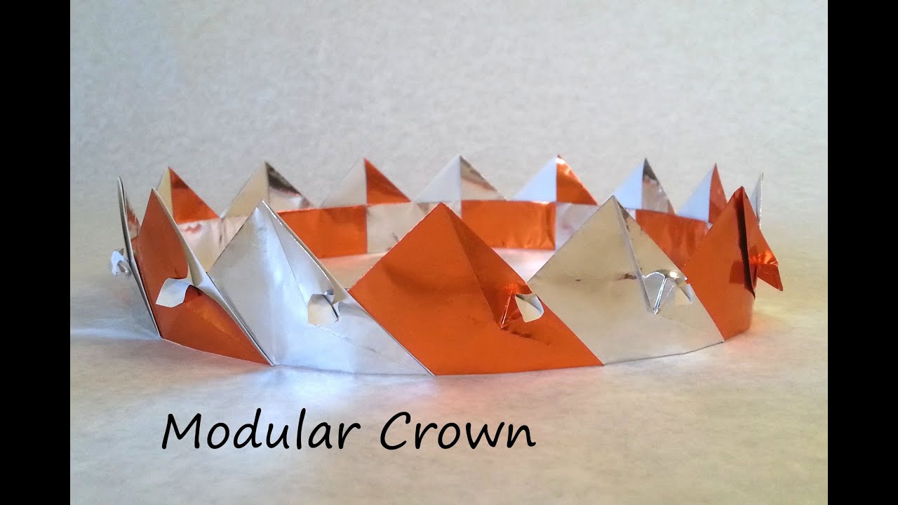 Origami Modular Crown: Tutorial - YouTube