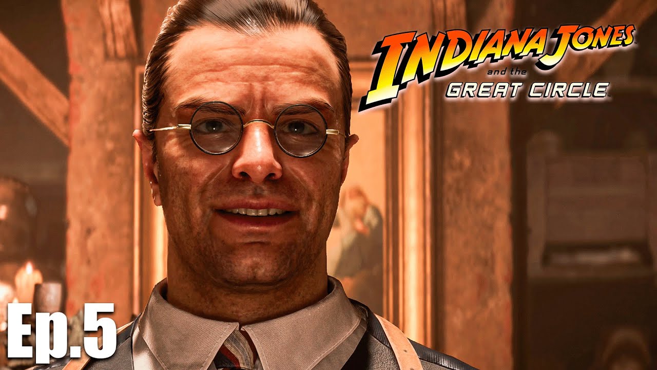 INDIANA JONES AND THE GREAT CIRCLE #5 - CARA A CARA COM O GIGANTE - YouTube