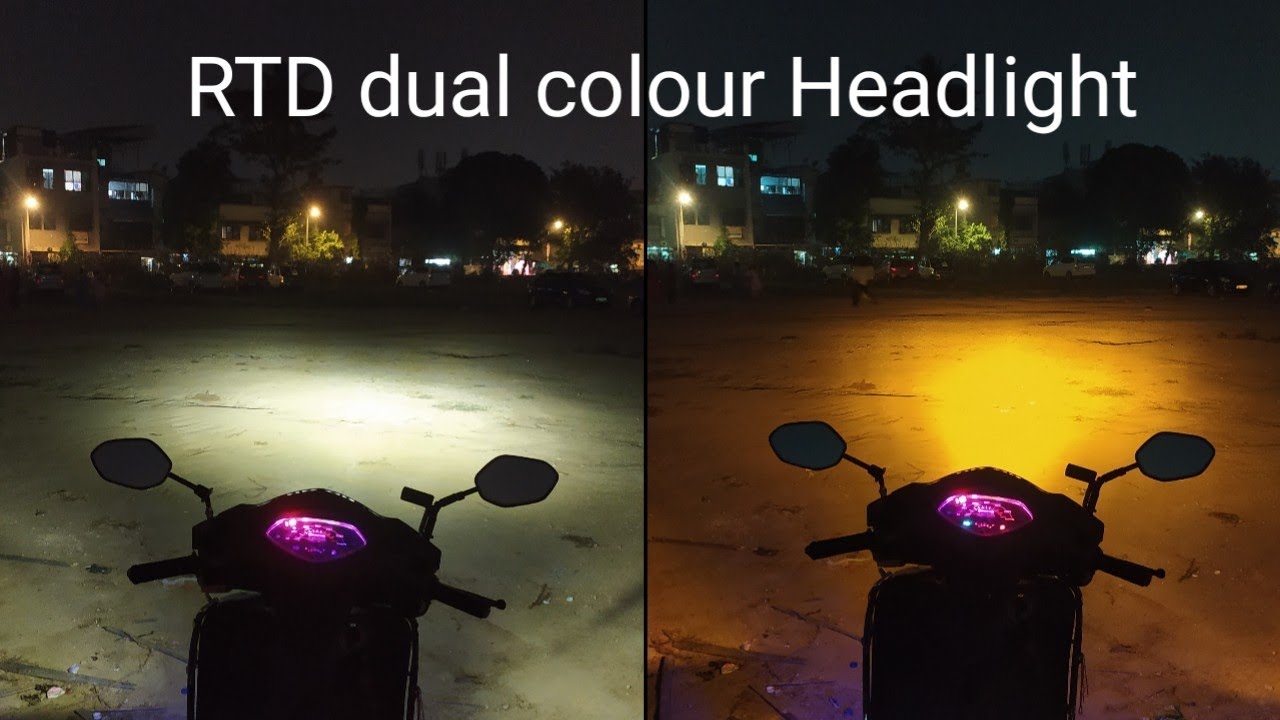 rtd dual colour Headlight - YouTube