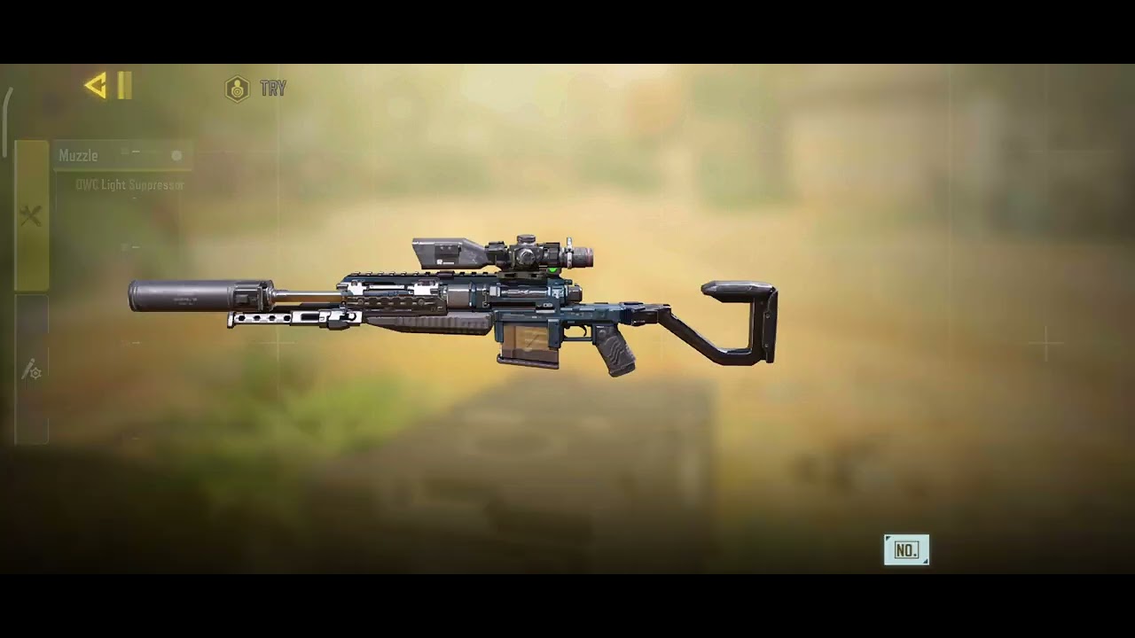 the perfect load out for you in call of duty mobile the gun name is ...