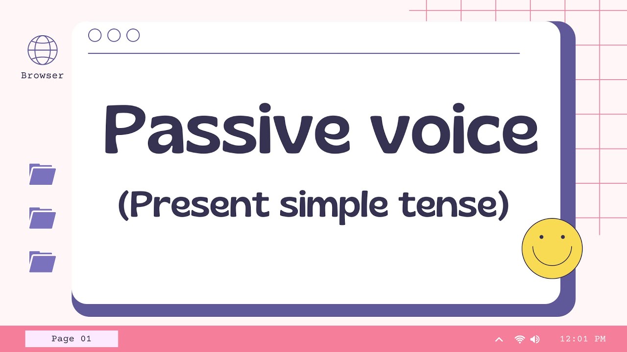 Passive Voice ( present simple tense) สรุปง่ายสุด - YouTube