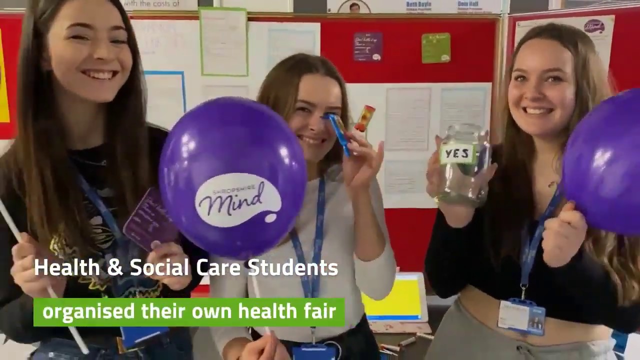 Health Social Care Students Health Fair - YouTube