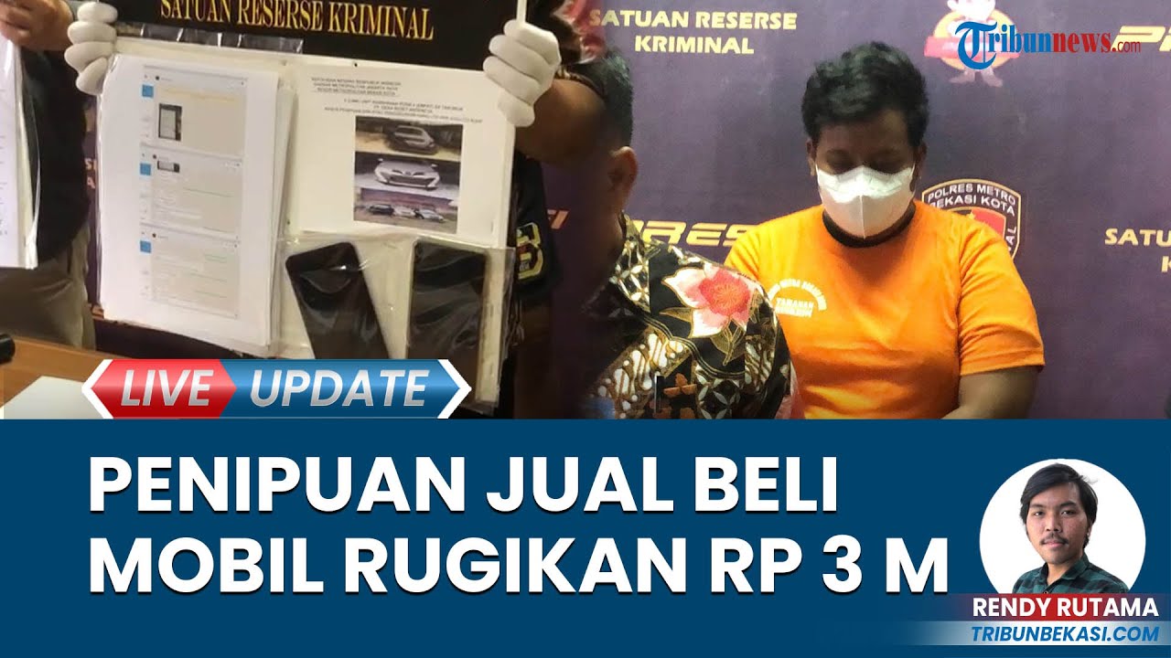 Polres Metro Bekasi Kota Tangkap Tersangka Penipuan Jual Beli Mobil Eks ...