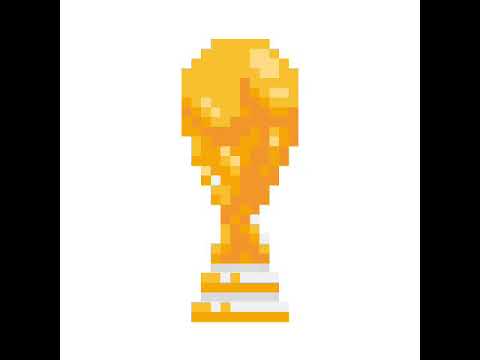 Pixel art de la coupe du monde - YouTube