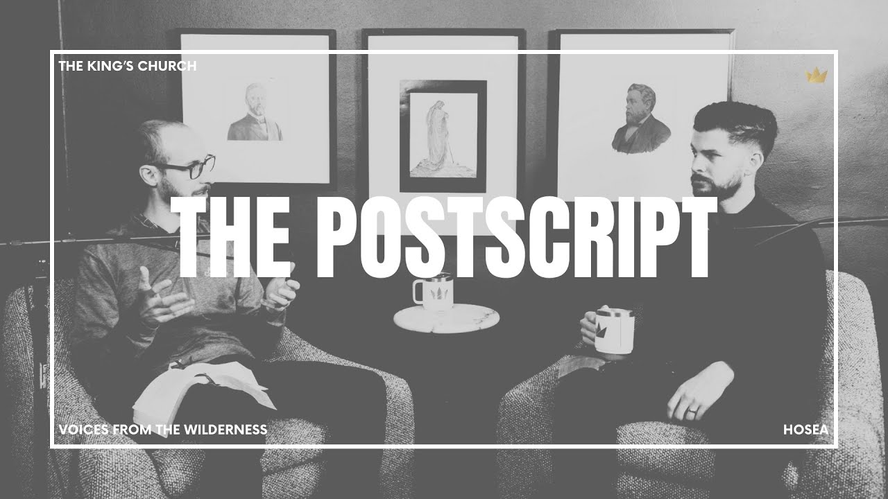 Hosea (The Postscript) - YouTube