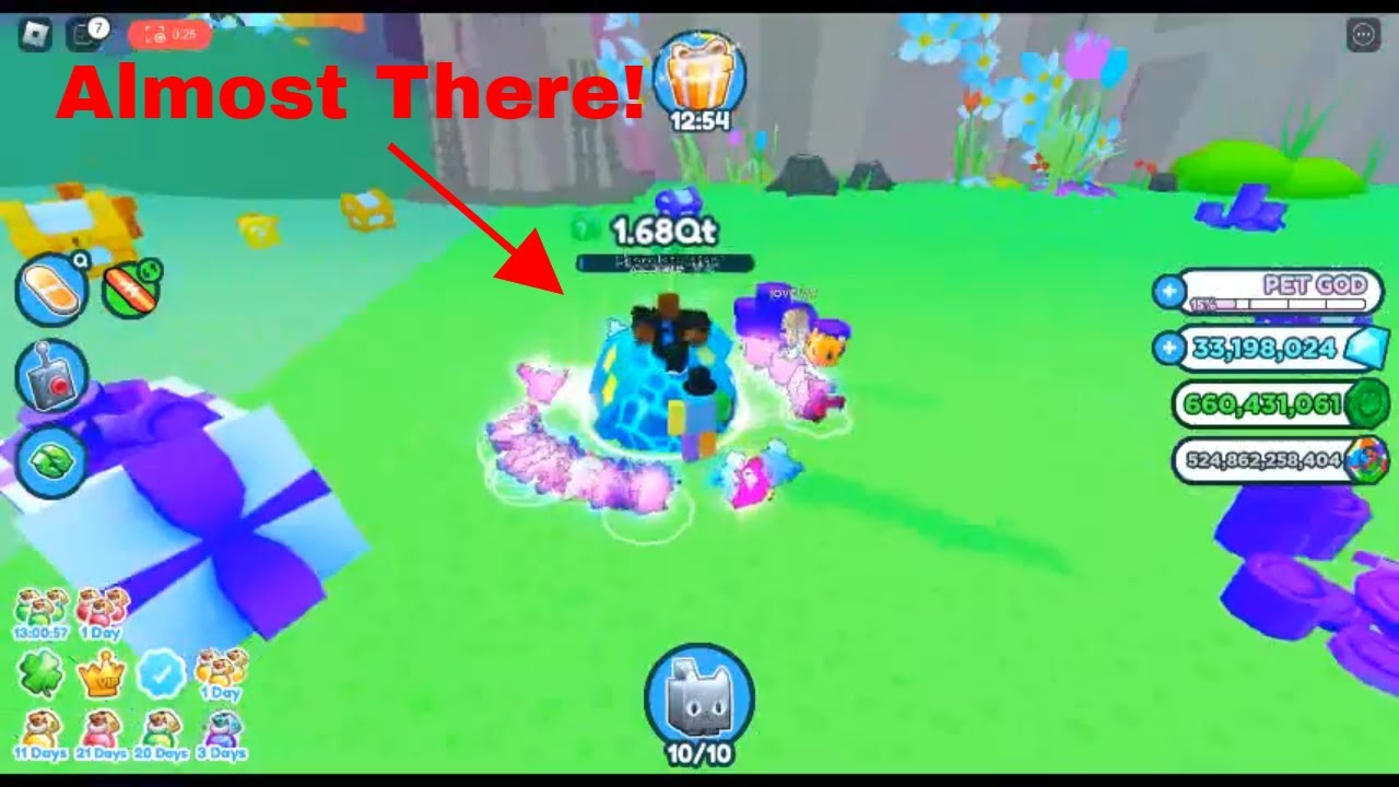 me finding a mini comet and breaking it in pet sim x - YouTube