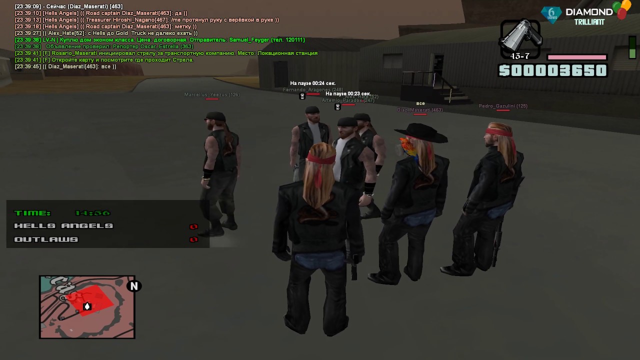 Hells Angels vs Outlaws 3vs3 - YouTube