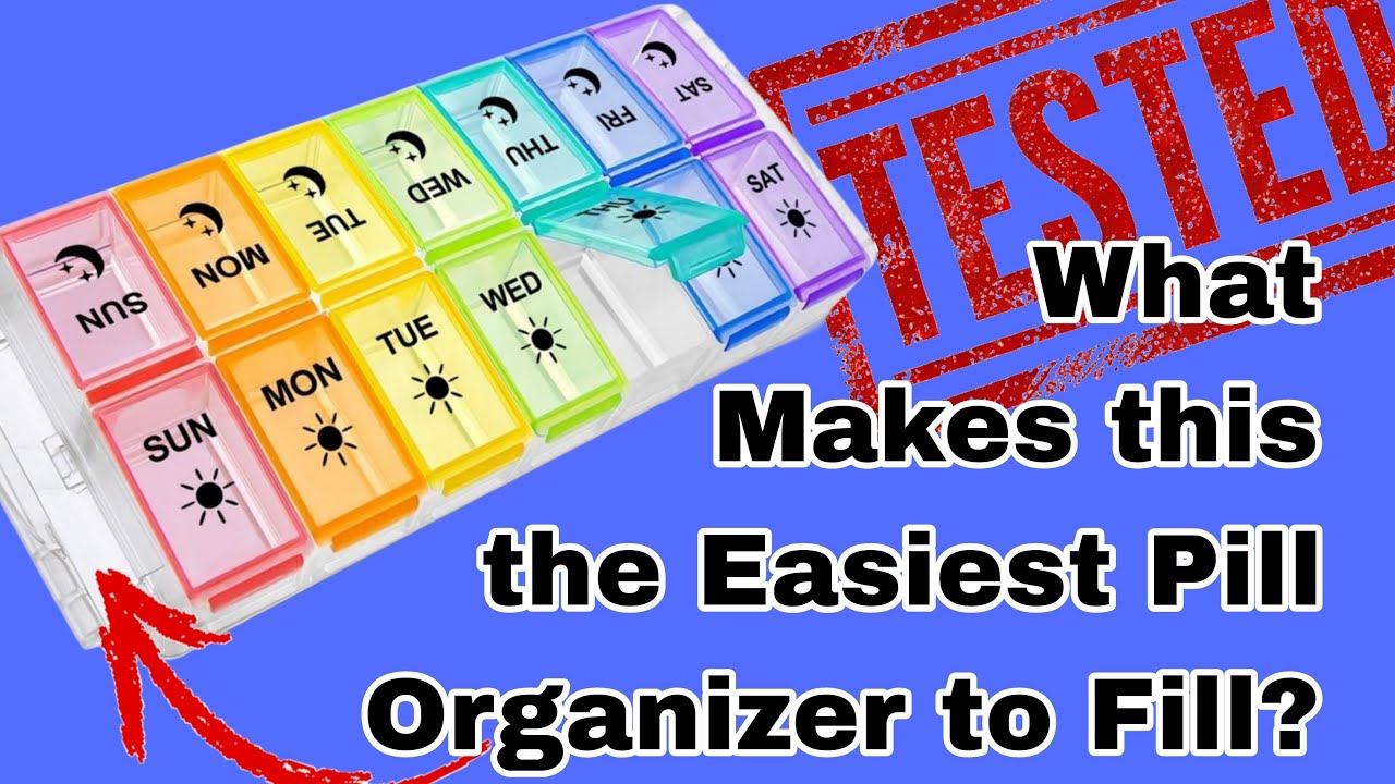 Fullicon Quick Fill Pill Organizer Review: The Best Weekly Pill Box ...