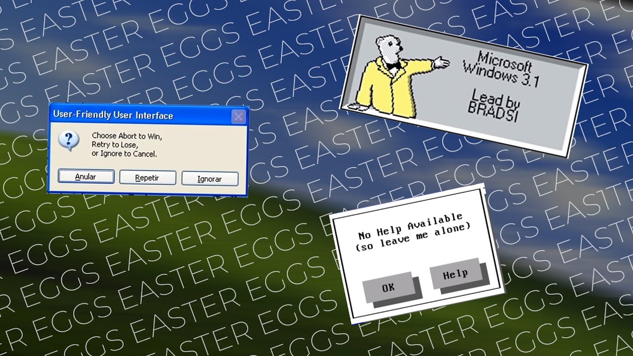 Os Easter Eggs Do Windows!! - YouTube