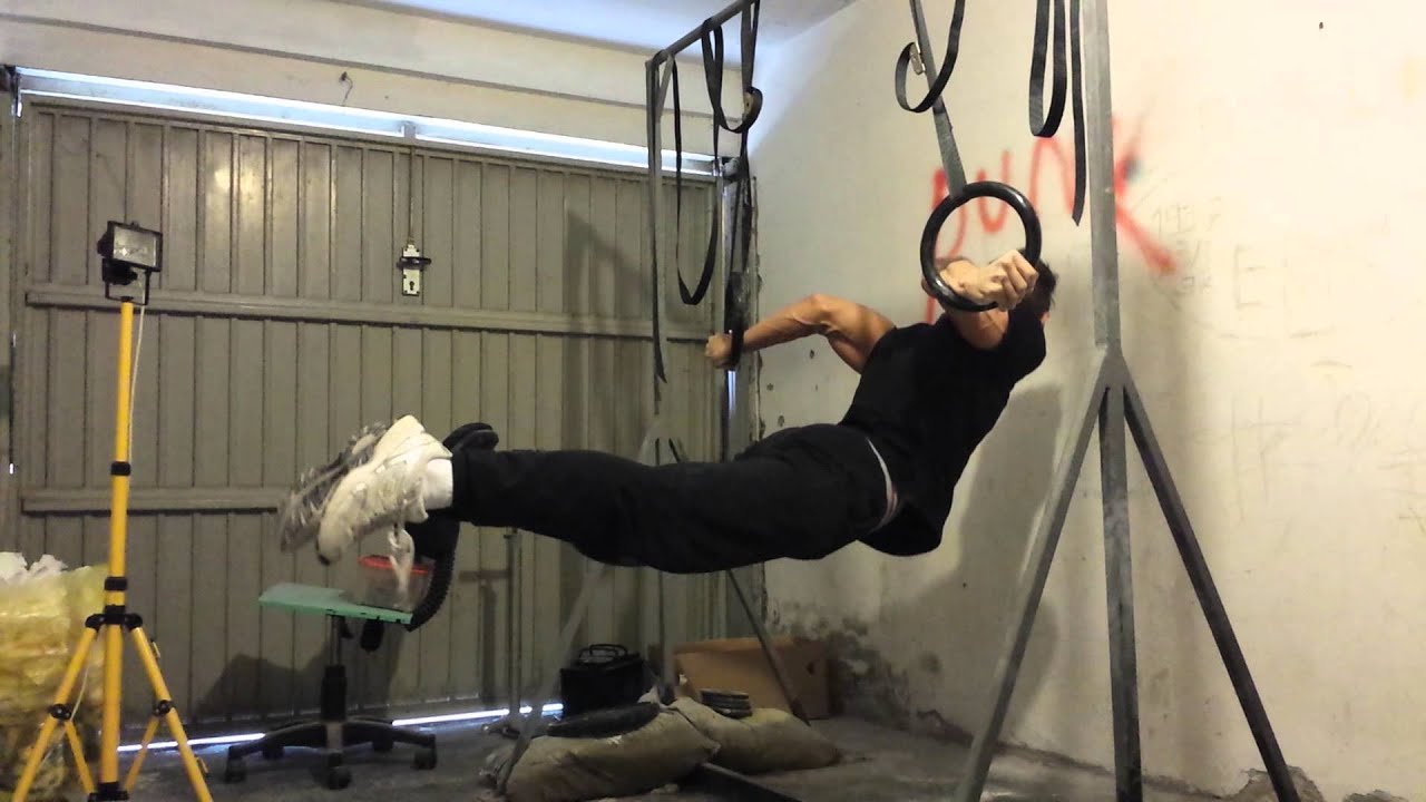 German Hang Muscle Up On Rings - YouTube