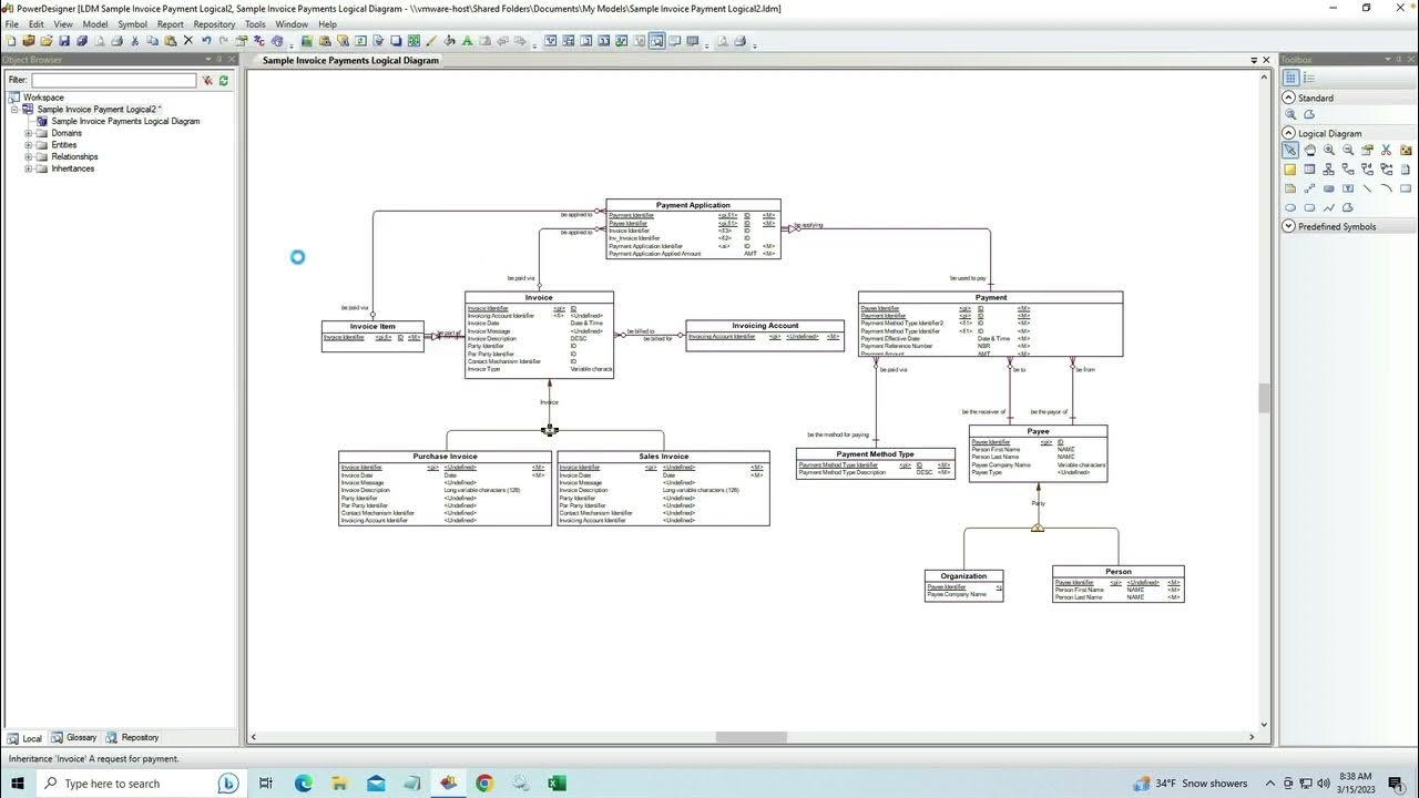 PowerDesigner Generate PDM from LSM - YouTube
