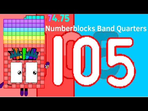 Numberblocks Band Quarters 105 - YouTube