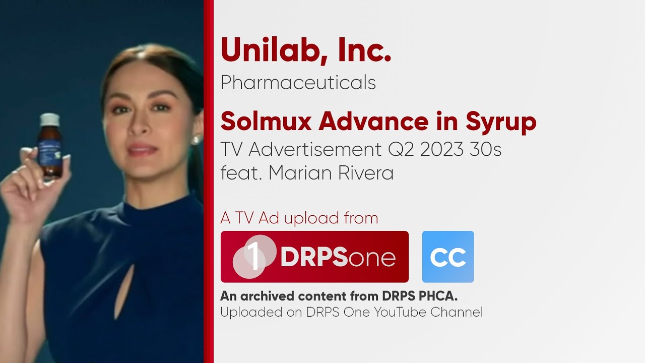 Solmux Advance in Syrup TV Ad Q2 2023 30s with Marian Rivera ...