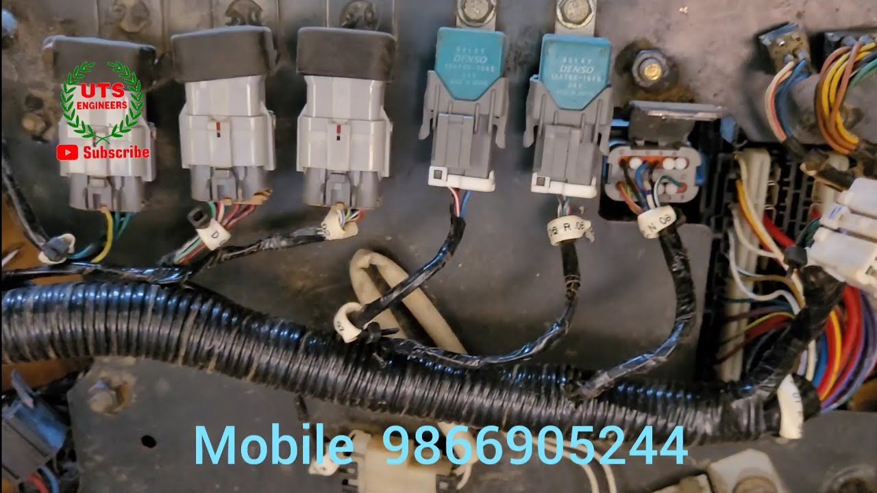 #komatsu PC210-8 MO Electrical Wiring Repair #Orissa - YouTube