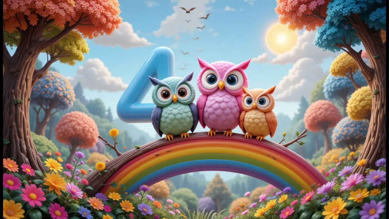Owl Counting | Fun Numbers Learning for Kids – Educational Kids Songs ...