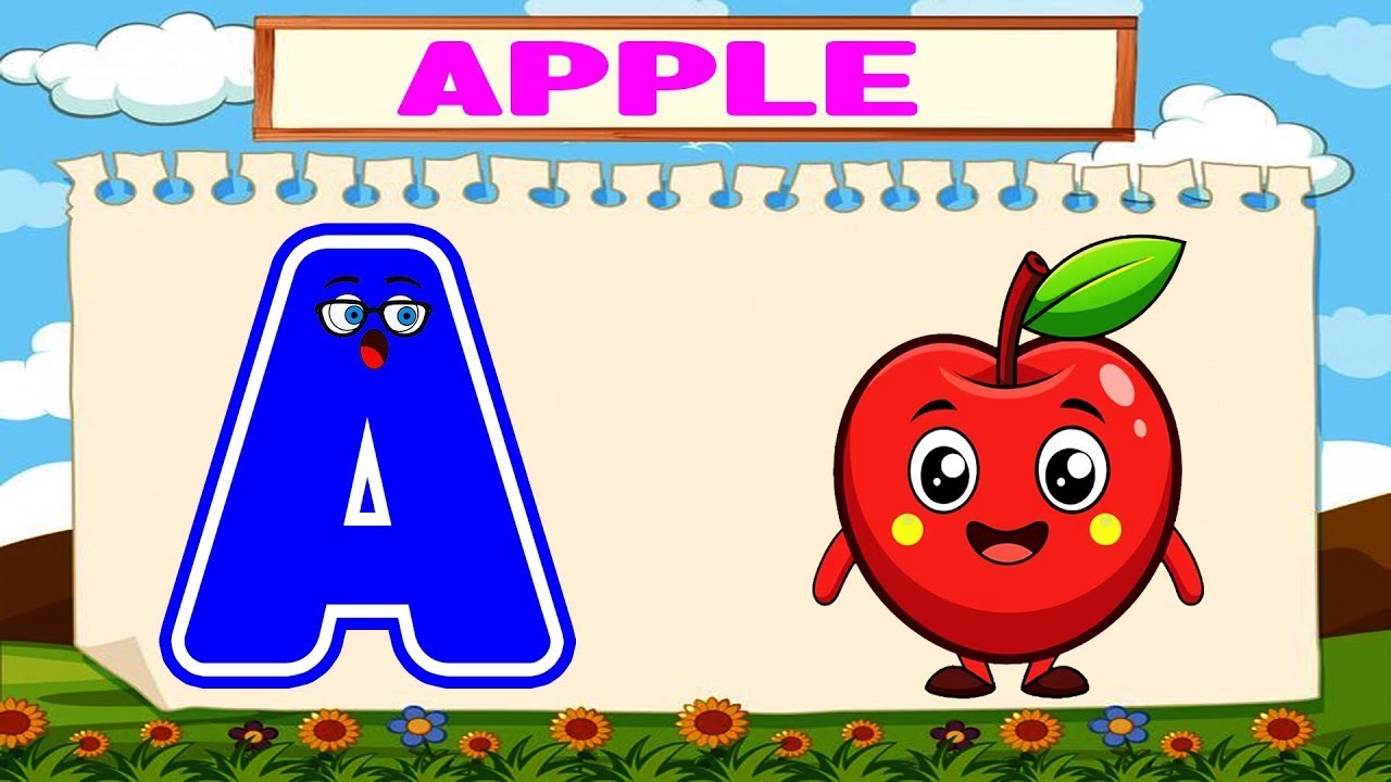 ABC Phonics Song | Phonics Sounds of Alphabet A to Z | A For Apple ...