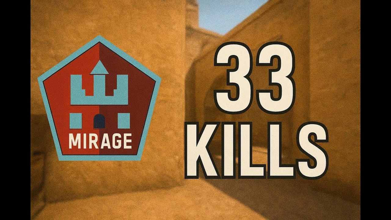 Faceit Mirage 33-20 Highlights Gameplay - YouTube