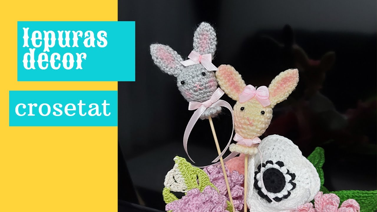 Iepuras crosetat decor - YouTube