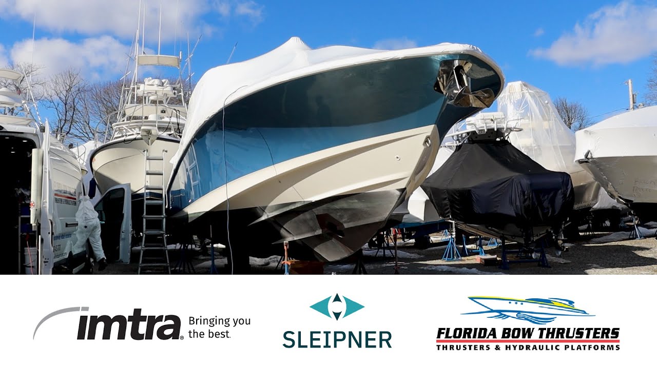 Sleipner Bow Thruster Installation by Florida Bow Thrusters - YouTube