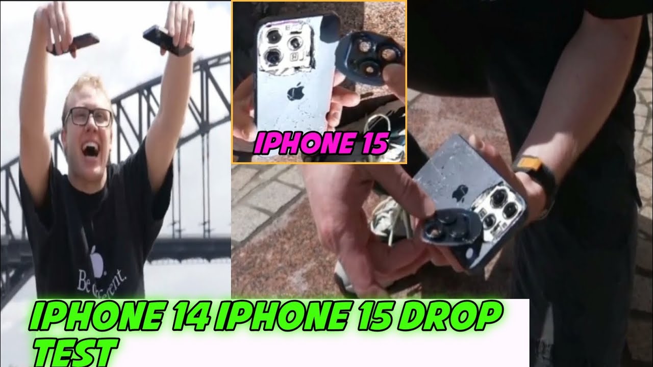 iPhone 15 Pro Max Drop Test From A Height Of 20 Feet📱💥🔥🔥📱⚡ iPhone drop ...