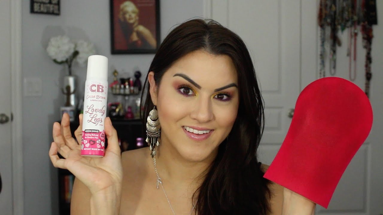 Cocoa Brown Lovely Legs Leg Spray Review - YouTube
