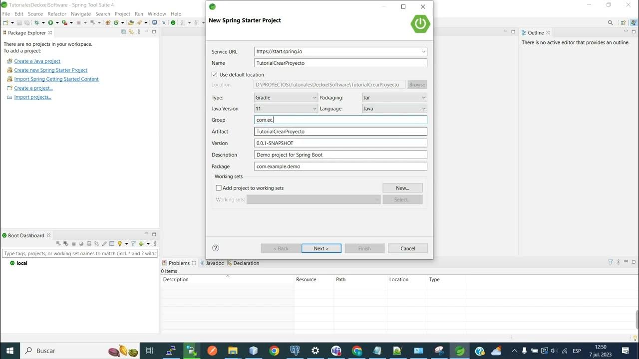 Crear un proyecto en Spring Boot - YouTube