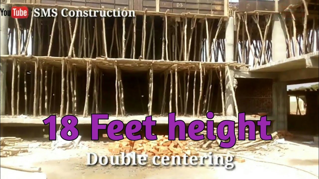 18 feet height slab concrete | formwork concrete construction | working ...