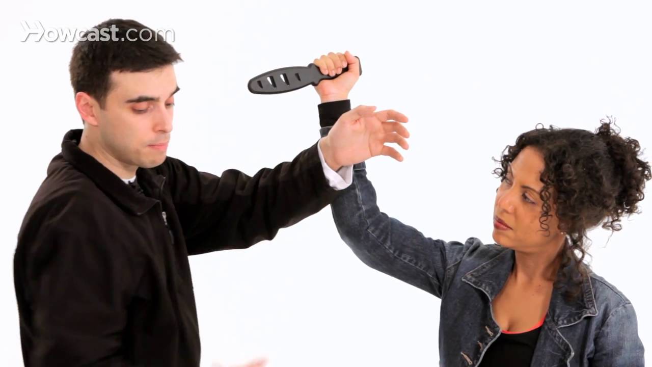 How to Defend against Downward Stabbing Self Defense - YouTube