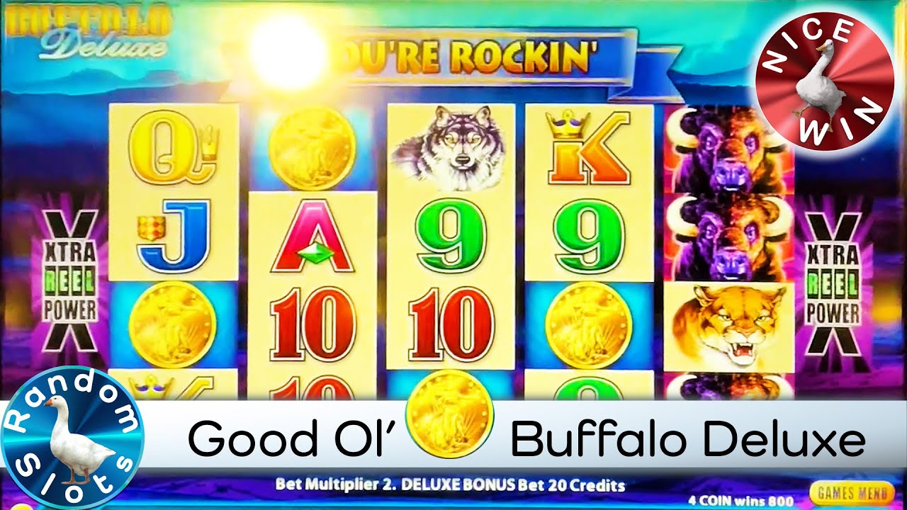 Buffalo Deluxe Slot Machine Nice Bonus - YouTube