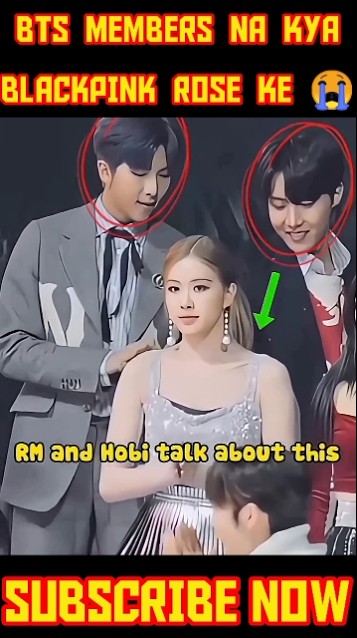 BTS MEMBERS NA KYA BLACKPINK ROSE KE 😭 #btsarmy #btsmembers #btsshorts ...