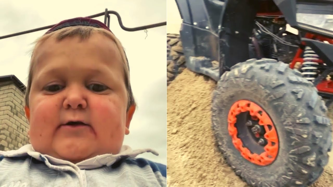 Hasbulla Mini Khabib Jr ATV Bike Strucked - YouTube