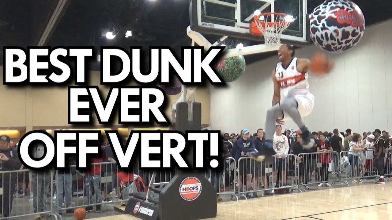 DUNK OF THE YEAR!! UNDER BOTH LEGS DUNK OFF VERT! JONATHAN CLARK'S NEW ...