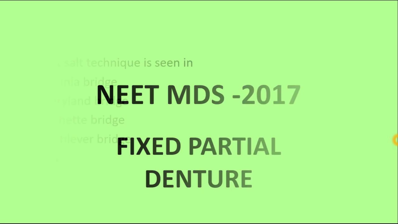 NEET MDS Question Paper 2017 YouTube neet-mds-question-paper-2017-youtube
