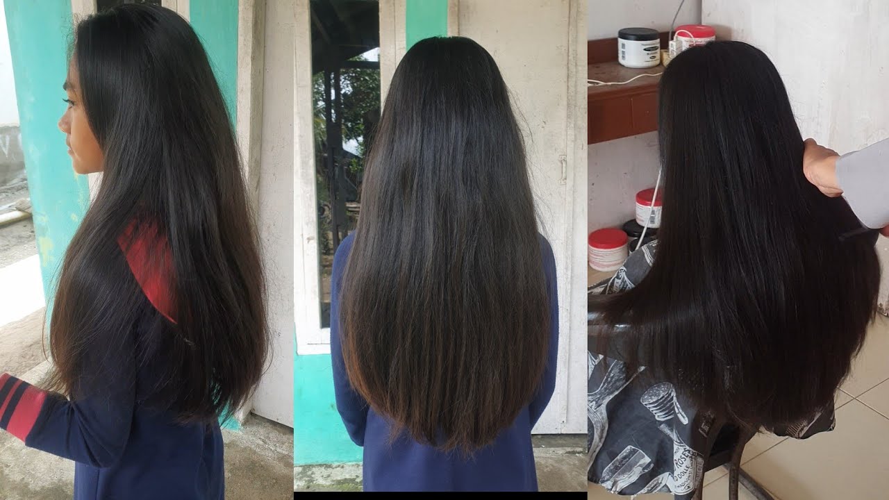 MAININ RAMBUT PANJANG DAN TEBAL ANAK SMP SEBELUM DIPOTONG PENDEK ...