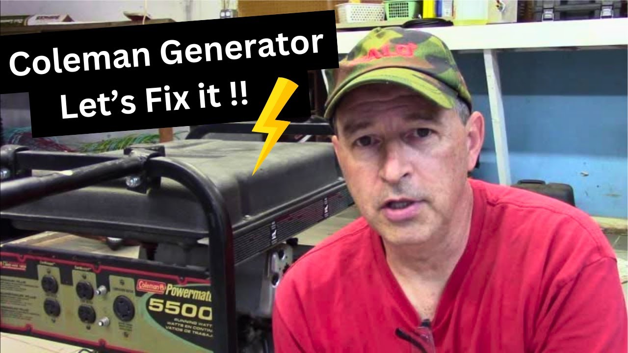 COLEMAN Powermate 5500 GENERATOR - Only runs on choke, Voltage too high ...