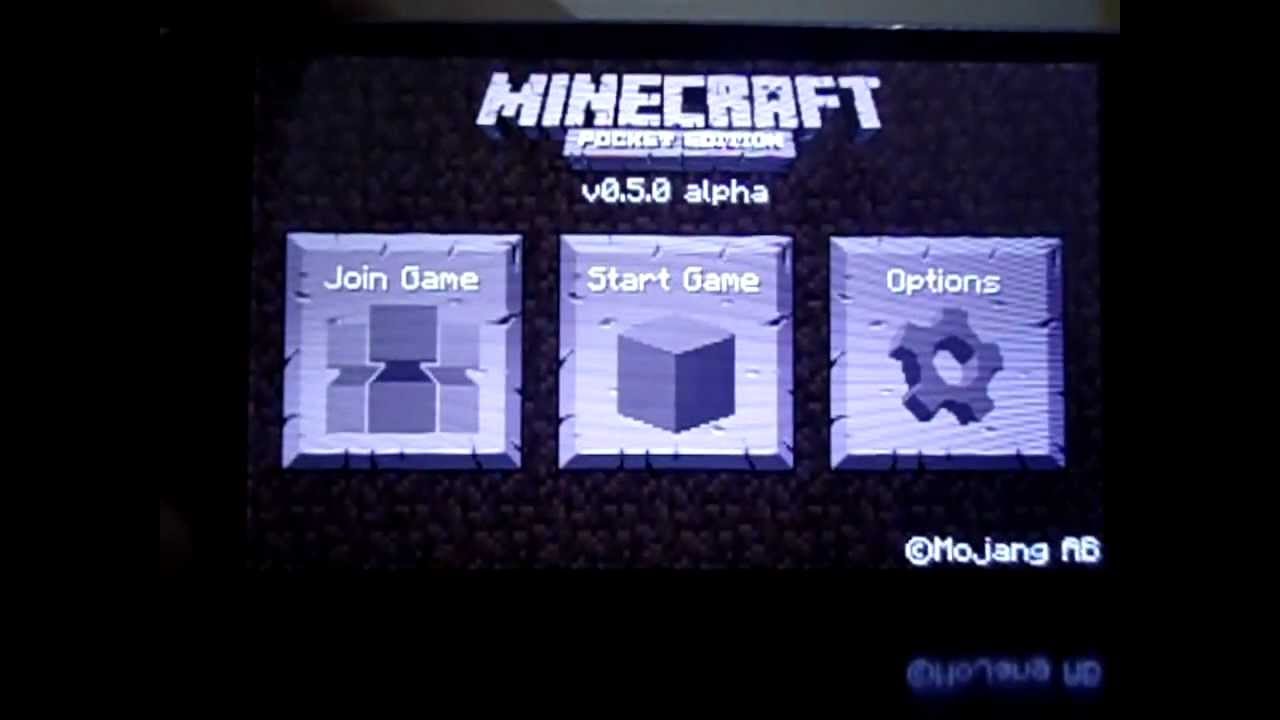 Minecraft para celulares android. Minecraft Pocket Edition. - YouTube