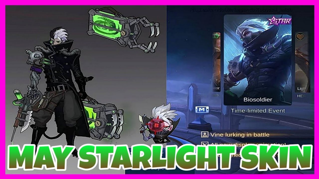 MAY STARLIGHT SKIN GRANGER "BIOSOLDIER" [ REVEALED UPDATE ML] ( WATCH ...