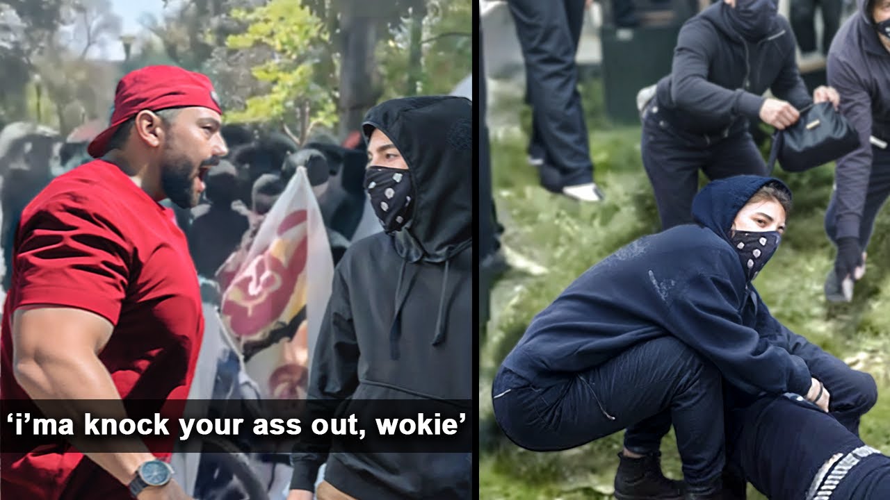 Man FIGHTS BACK Against Aggressive Woke Mob... - YouTube
