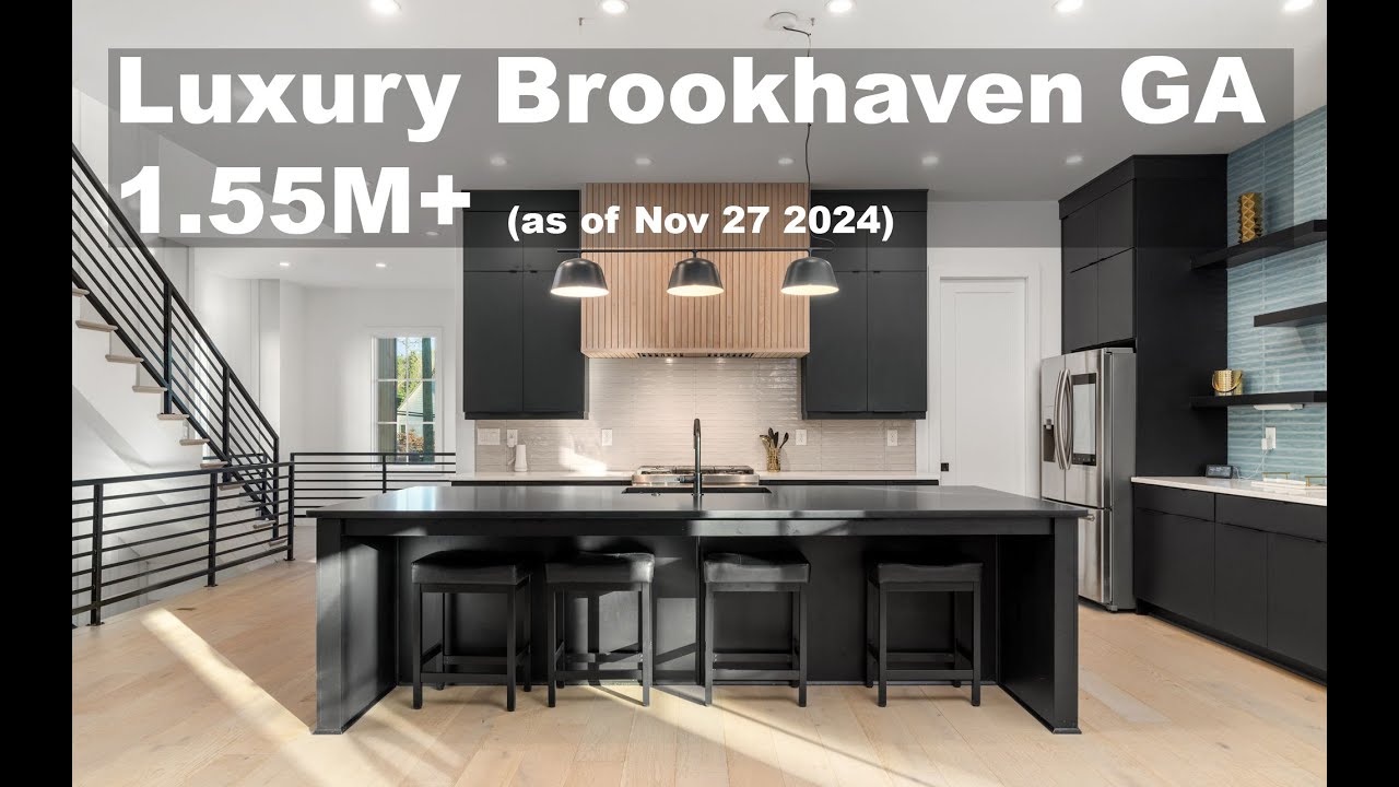 Luxury Home Brookhaven GA 1.55M - YouTube