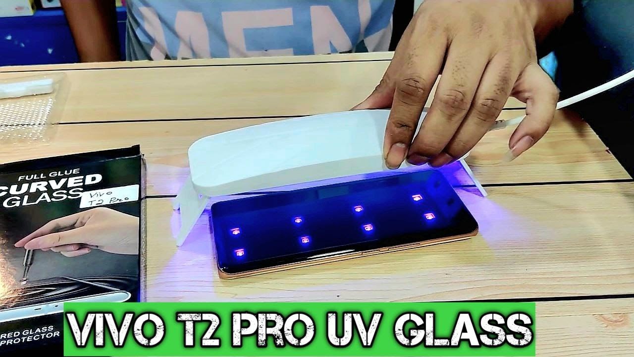 Vivo T2 Pro 5G UV Glass | Best tempered glass | How to apply - YouTube