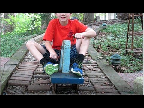 Doepke Yardbird Live Steam Chain Drive Handcar at the Whiskey creek ...