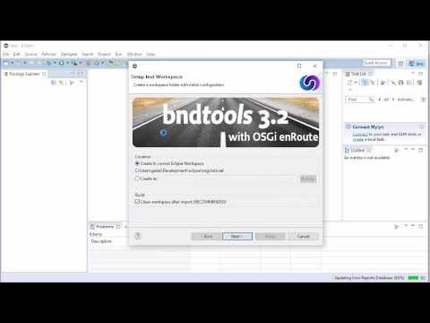 intro to OSGi using bndtools and enRoute - workspace - YouTube