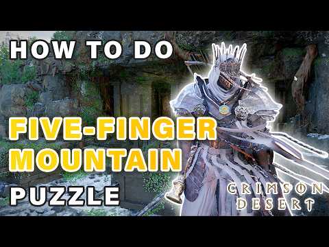 How to do Five-Finger Mountain Statue Puzzle (UPDATED: Shoot Till Blue) ► Crimson Desert