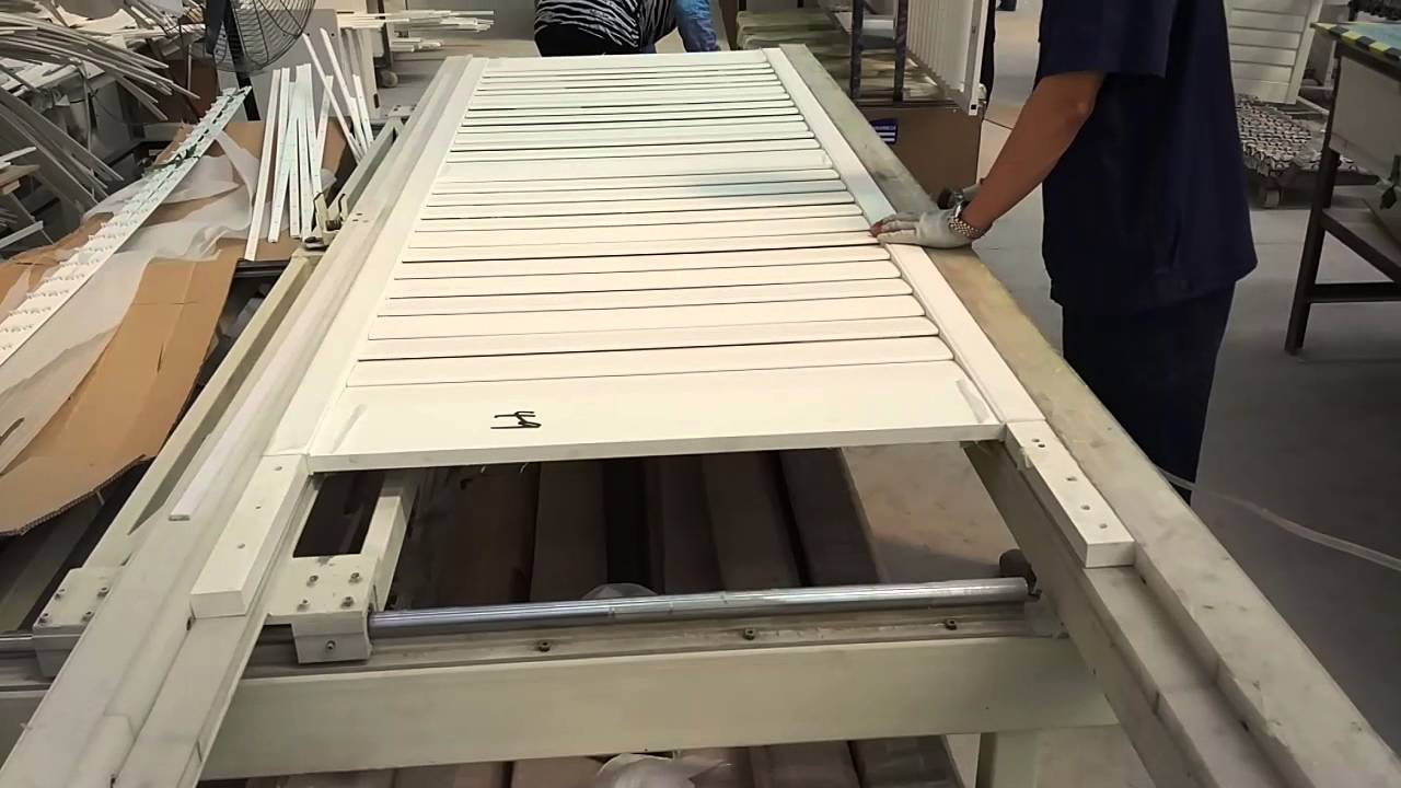 How the PVC Shutter be assembled - YouTube