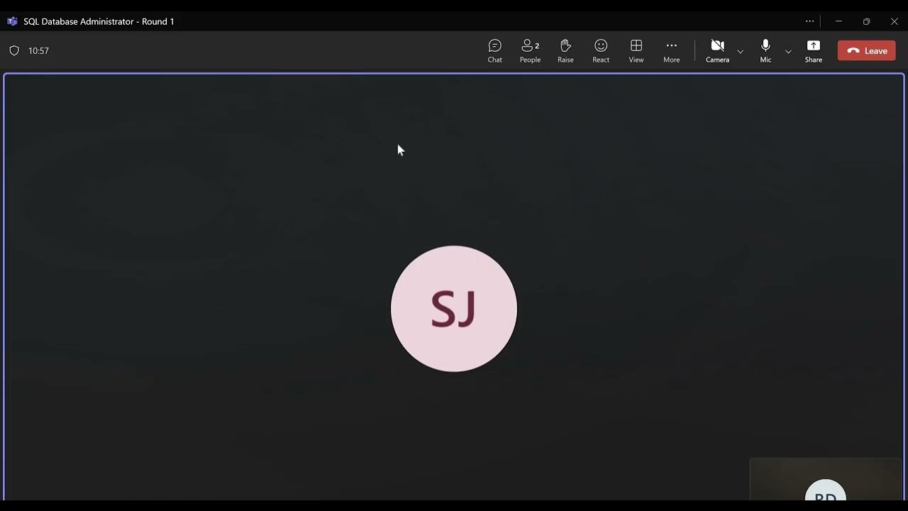 SQL Server DBA Mock Interview 6 - YouTube