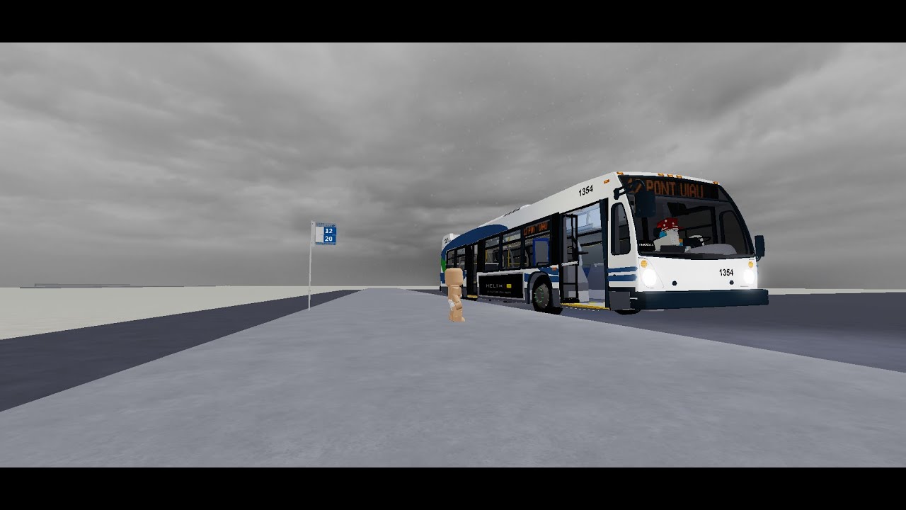 Roblox I STL Transit Bus ride on 12 pont Viaux from cartier to rue ...