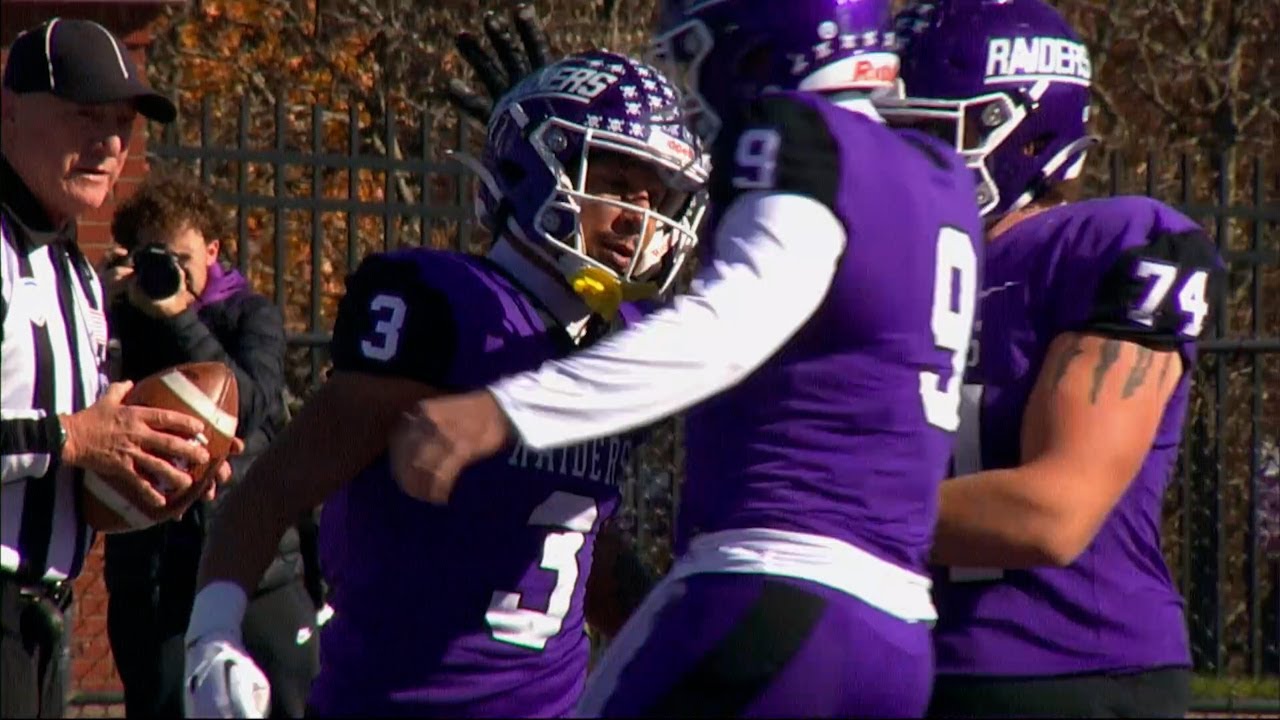 No. 2 ranked Mount Union begins playoffs with a bang - YouTube