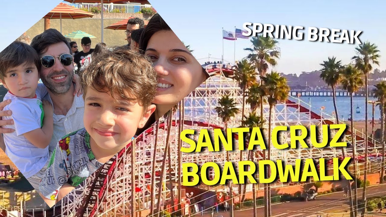Spring break Santa Cruz Beach Boardwalk - YouTube